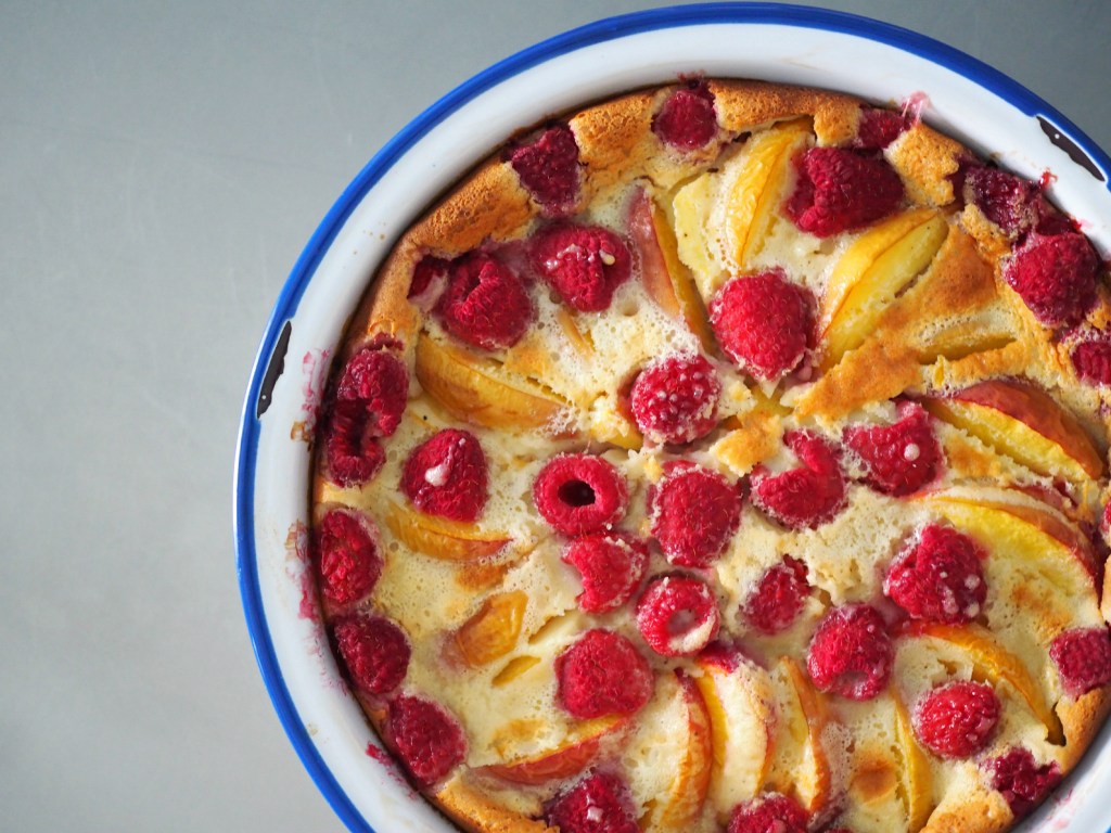 raspberry nectarine clafoutis – Sincerely, Syl